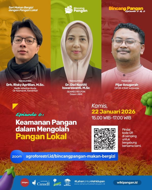 Bincangpangan:Keamanan Pangan dalam Mengolah Pangan Lokal - WikiPangan